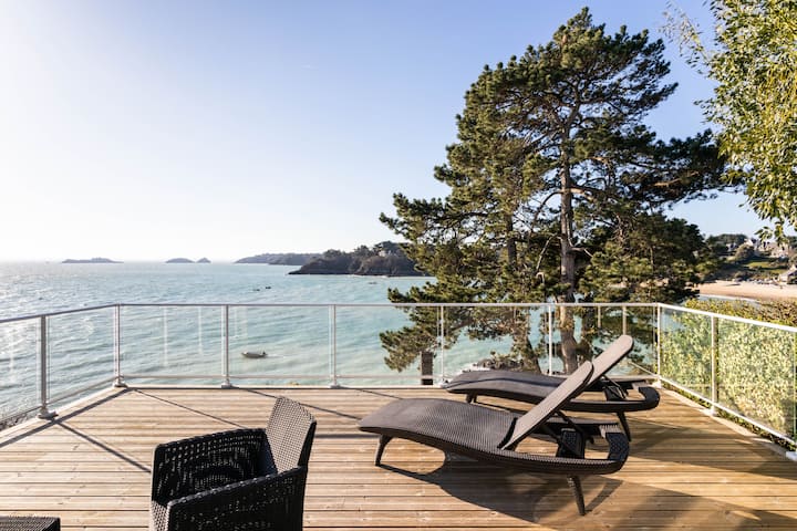 Jardin Sur L'eau - Appt Vue Mer - Pointe du Grouin