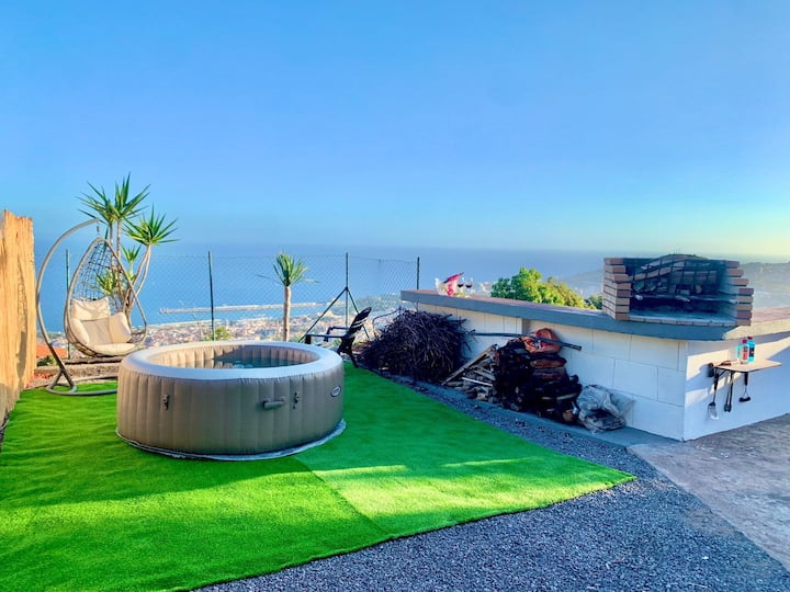 Open Space Sol-location-appartement-douche-vue Mer - Funchal