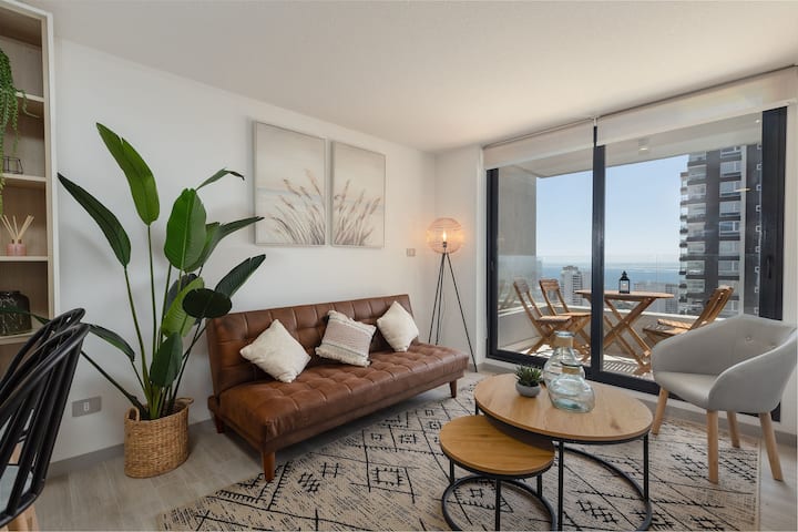Beautiful Apartment Located In Costa De Montemar - Concón