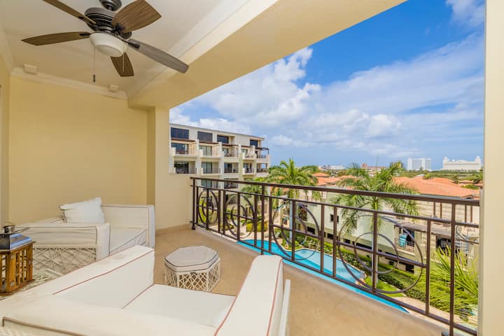 Modern 2br Palm Beach Area W/terrace, Gym & Pool - Aruba