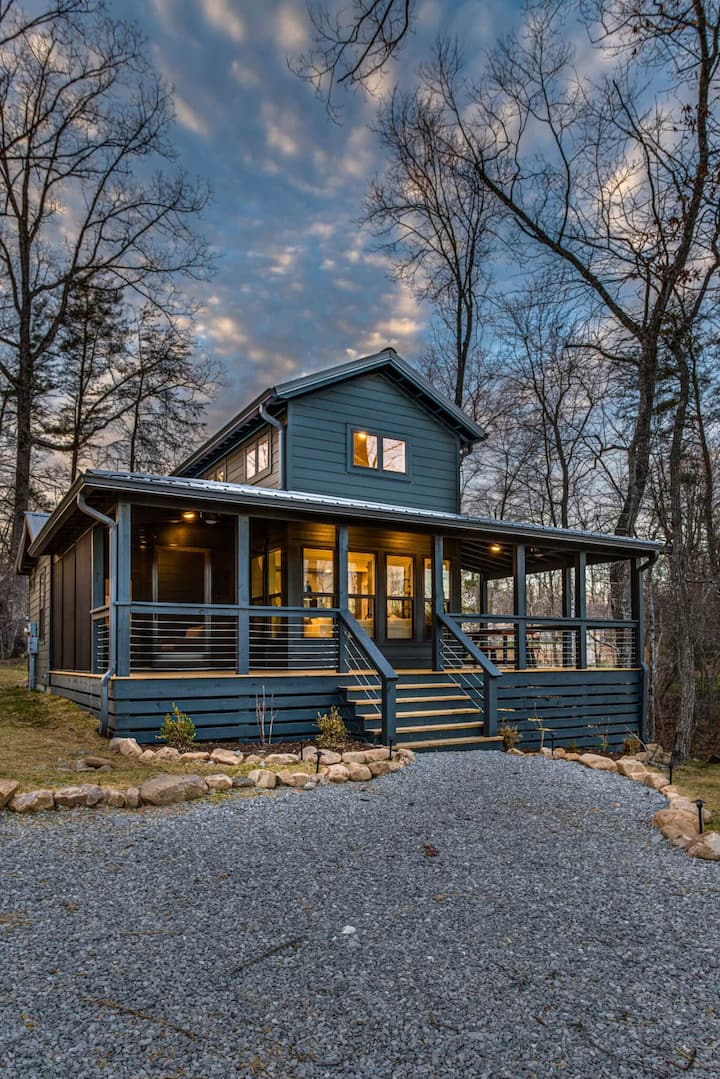 Chic Lake Retreat - Cabin By Lake - Monteagle, TN