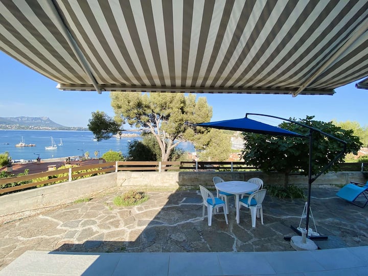 Location Pleine Vue Mer, à 300 M De La Plage Et Du - Saint-Mandrier-sur-Mer