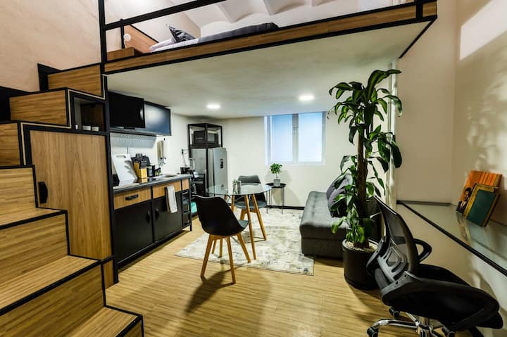 Espectacular Loft En La Mejor Zona De La Roma Nte! - Mexico City