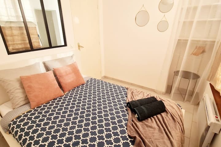 Appart' Lumineux & Chic. Parking Rue Sans Stress - Dreux