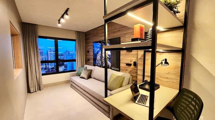 Loft De Luxo C/ Home Office Anexo Ao Shopping Cg. - Campo Grande