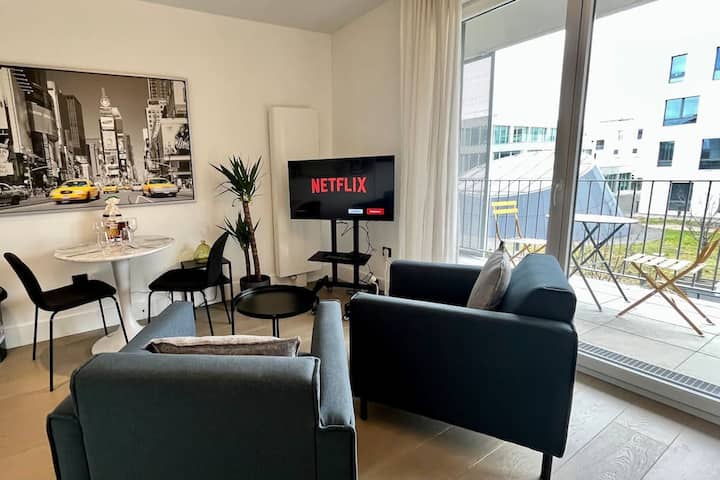 Joli Studio Moderne/terrasse/parking/salle Sport - Metz