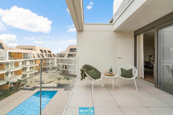 Orion View-brand New Apartment With Swimming Pool - Nieuwpoort