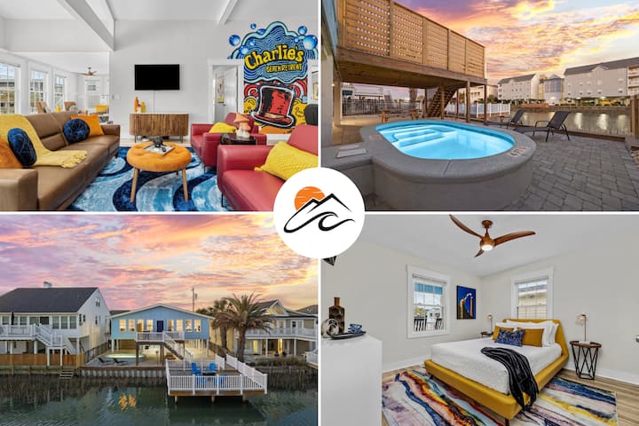 Charlie's Beach Retreat | Fun 4br W/ Heated Pool - Little River, SC