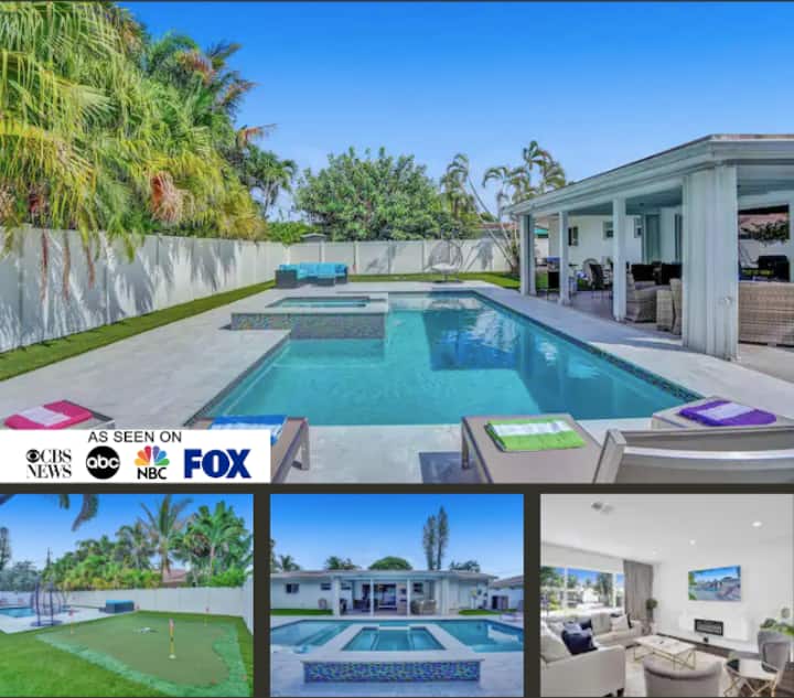 Gorgeous 4br| Brand New Htd Pool & Jacuzzi| 1mile - ボカラトン, FL
