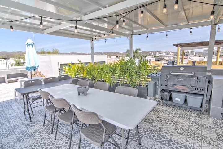 Villa 124: 6br W Rooftop Pool & Beach Club Access - Bucerías