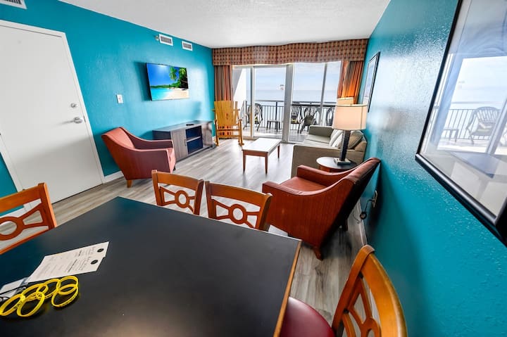 Direct View On Boardwalk Centrally Located, Pools! - 머틀 비치