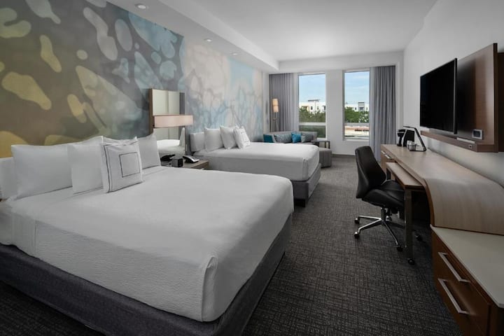 2 Queens At Courtyard Delray Beach - 德拉海灘