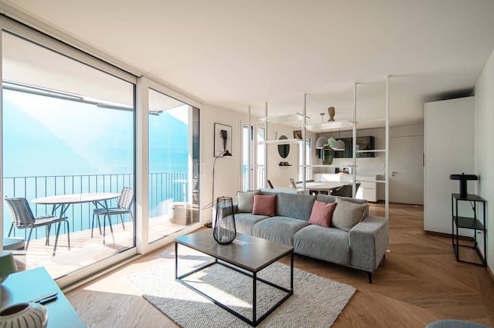 App. De Luxe Avec Vue Imprenable (Unique 3) - Lugano