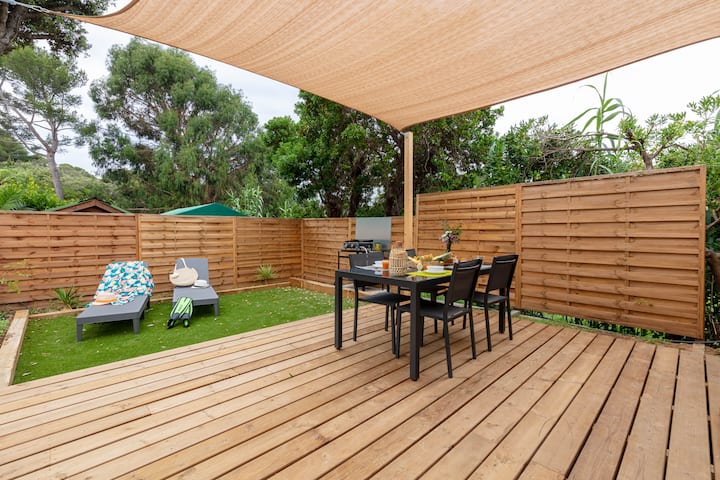 Le Palmier, Mobil-home Sans Vis-à-vis - Île de Porquerolles