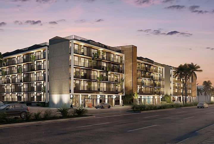 Modern Apartament Urban Towers - Pool/gym/cinema - Playa del Carmen