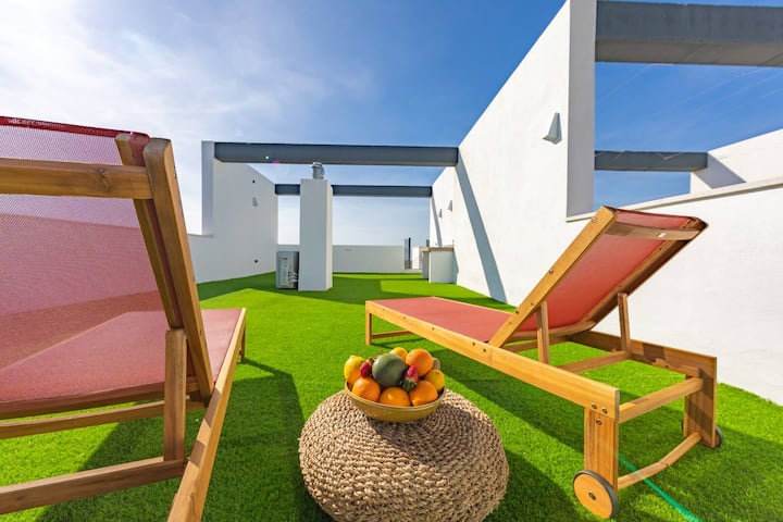Centric, Terrace & Pool - Fiberglass Wifi - Tarifa