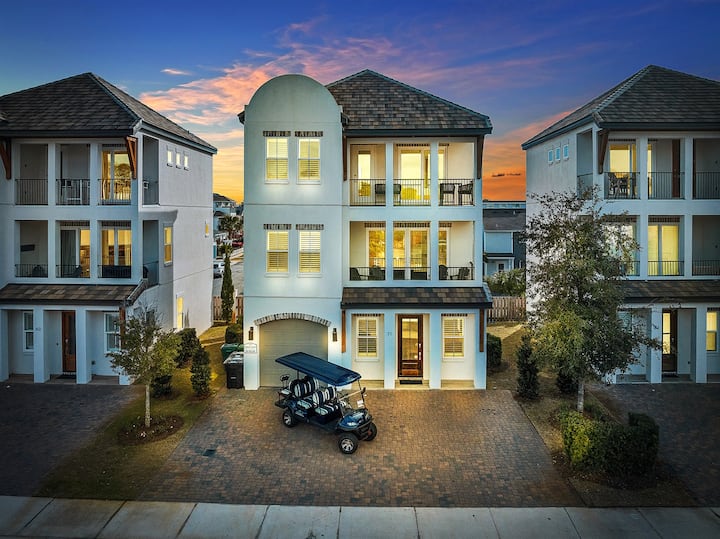 Shore Beats Workin: 2min To Beach, Golfcart, Pool - Miramar Beach