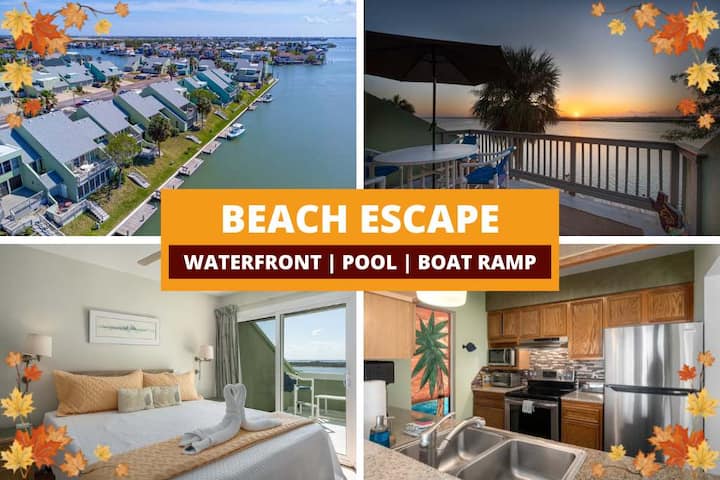 Waterfront |Nshared Pool | Games + Winter Deals! - Corpus Christi, TX