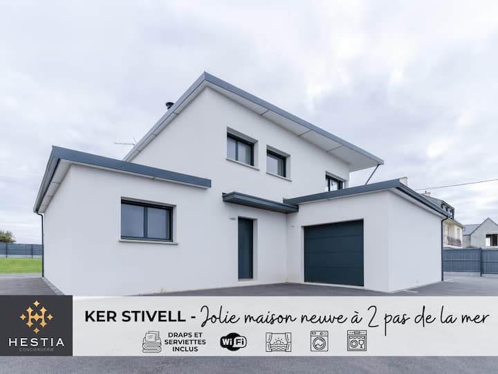 Ker Stivell - Jolie Maison Neuve à 2 Pas De La Mer - Porspoder