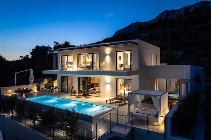 Luxury Villa Andoris With Gym, Spa, Heated Pool - Omiš