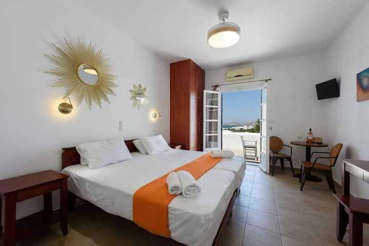 Aigaiou Avra Double Room With Sea View - Paros