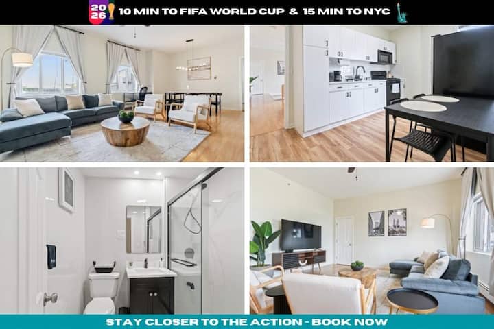 Group Retreat 15min To Nyc, Fifa,mall,free Parking - North Bergen, NJ