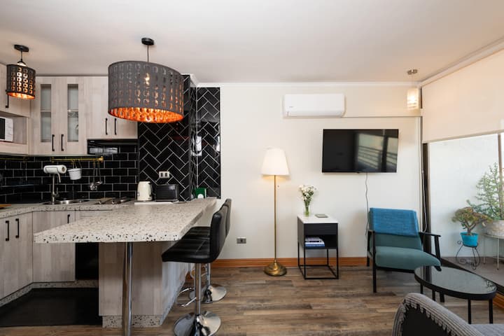 Buho | Urban Artistic Providencia | A/c Pool Wifi - Santiago
