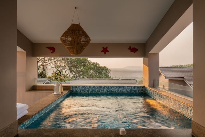 Elreino-k3|peaceful 3bhk Penthouse |Plunge Pool - Goa