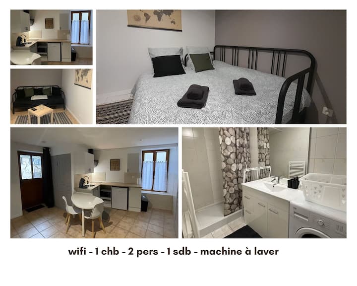 Studio Cosy «&nbsp;Théols&nbsp;» à Issoudun - Wifi - Issoudun