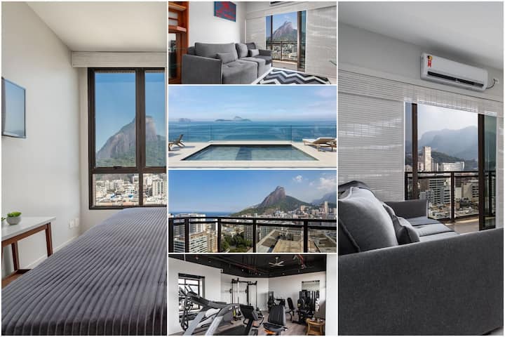 (1806) 150 Meters From Leblon Beach With Swimming - Rio de Janeiro