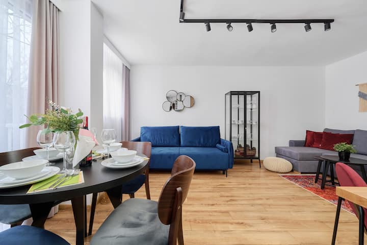 Cozy Apartment | Home Office | 6 Guests - Wrocław
