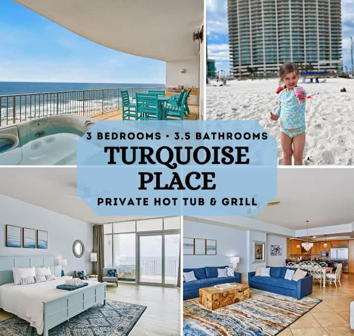 Turquoise|prvt Hot Tub|lazy River|pickle Ball|view - Orange Beach, AL