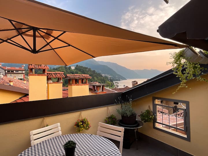 Skyway Apartment With Private Lake View Terrace - Varenna