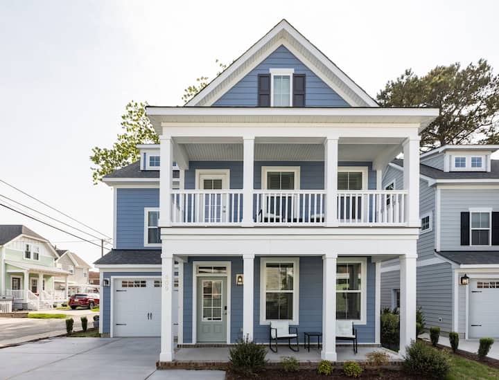 Coastal Retreat! 6min Walk To Beach. New! - Virginia Beach, VA