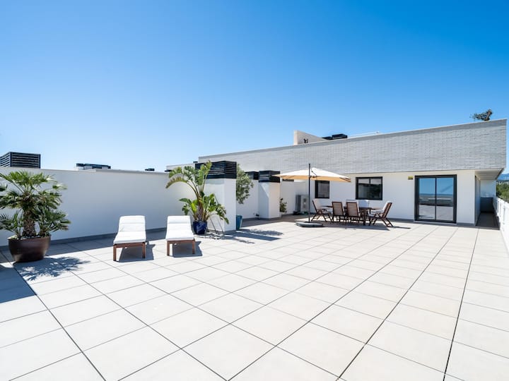 Penthouse Avec Solarium Privé Et Piscine Face Mer - L'Ametlla de Mar