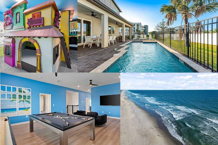 Mimosa Manor | 6br Beach House W Pvt Pool & Extras - Melbourne, FL