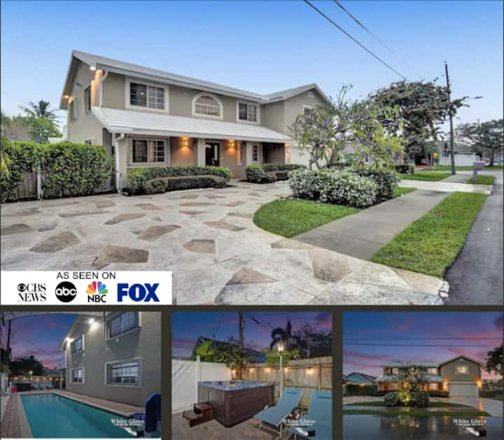 Incredible 7br | Game Room Heated Pool And Jacuzzi - Boca Raton, FL