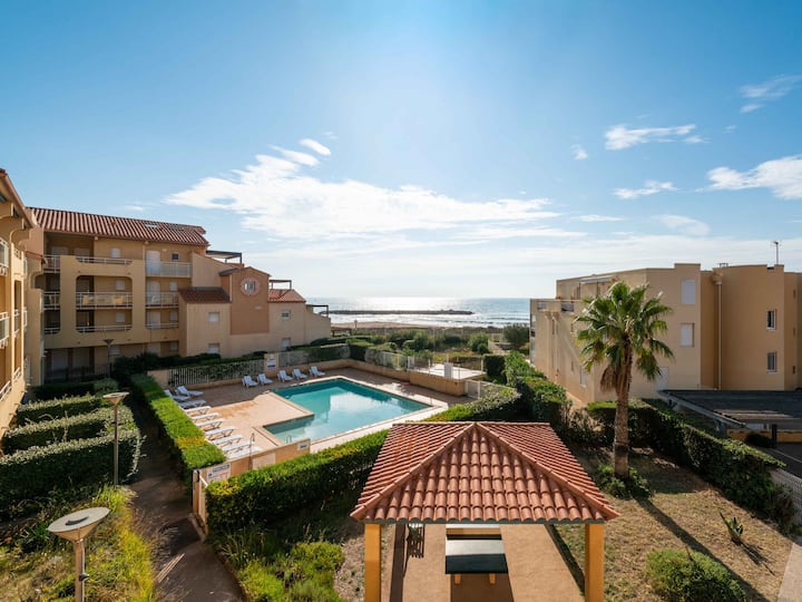 Près De La Plage | Vue Mer + Terrasse/loggia - Valras-Plage