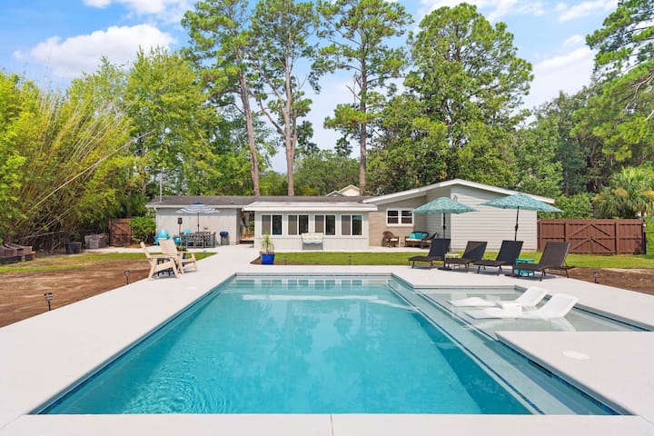 C Gull's Hideaway Sleeps 8, New Pool - セント・シモンズ・アイランド, GA