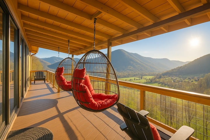 Magical Views| Luxury Hot Tub| King Beds,game Room - Maggie Valley, NC