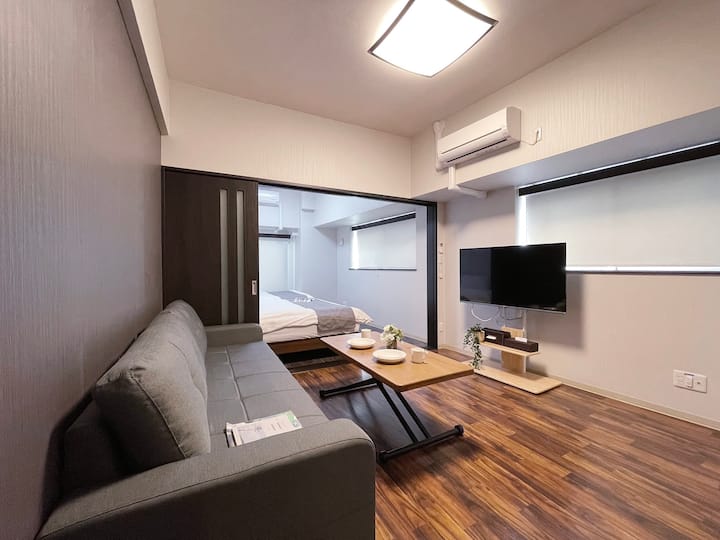Modern 1br Apt Near Hondori District For 6ppl - Hiroshima