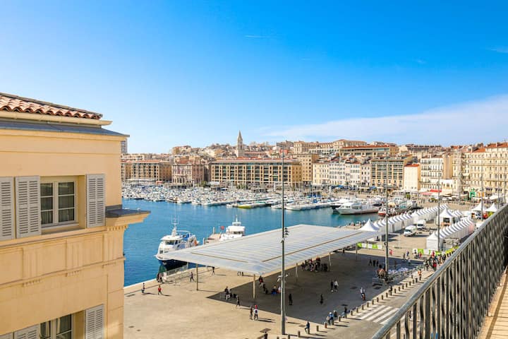 Le Pythéas - Vue Vieux-port Avec Terrasse Et Clim - Marseille