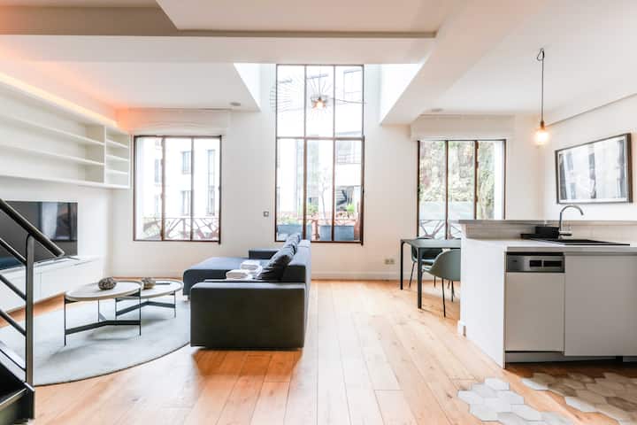 Stunning Duplex Loft - 6p/2 Bdr- Bastille - Paris 9e Arrondissement