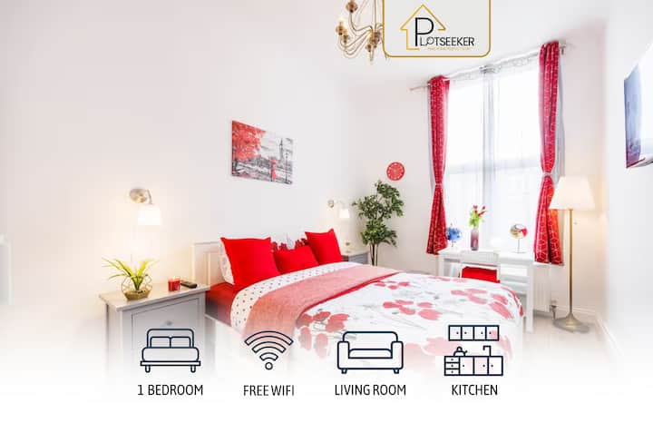 Bright Kensington Retreat | 1br | Steps To Tube - Fulham