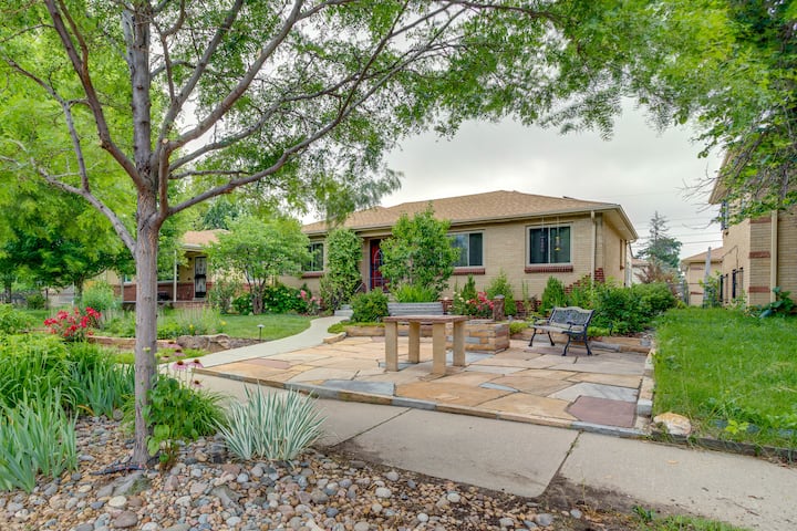 Shared Patio & Fire Pit: Denver Apartment - Denver, CO