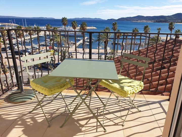 Balcon Des îLes D'or T2 Front De Mer Plein-centre - Le Lavandou