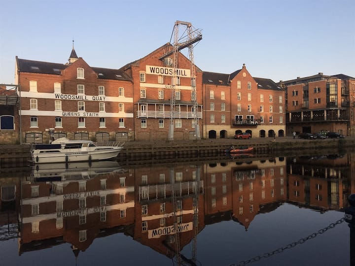 Woodsmill Quay Riverside Apt - Heart Of York - York