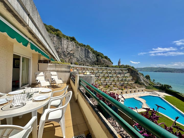 Apto Con Piscina Y Vistas Al Mar - Vistamar 3001 - Colindres