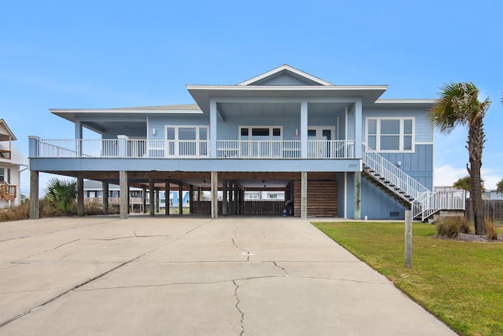 The Beach House | Steps To Sand + Private Pool - Pensacola, FL