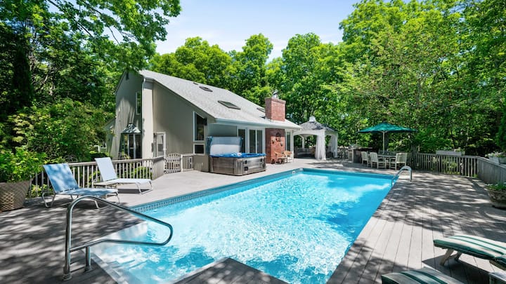3br/2ba: Amagansett, Heated Pool, Outdoor Kitchen - Amagansett, NY